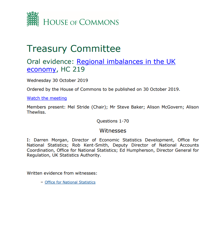 Office for National Statistics and Office for Statistics Regulation ...